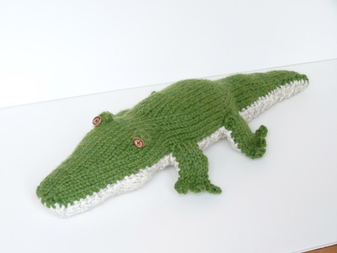 Knit Alligator Pattern - Etsy