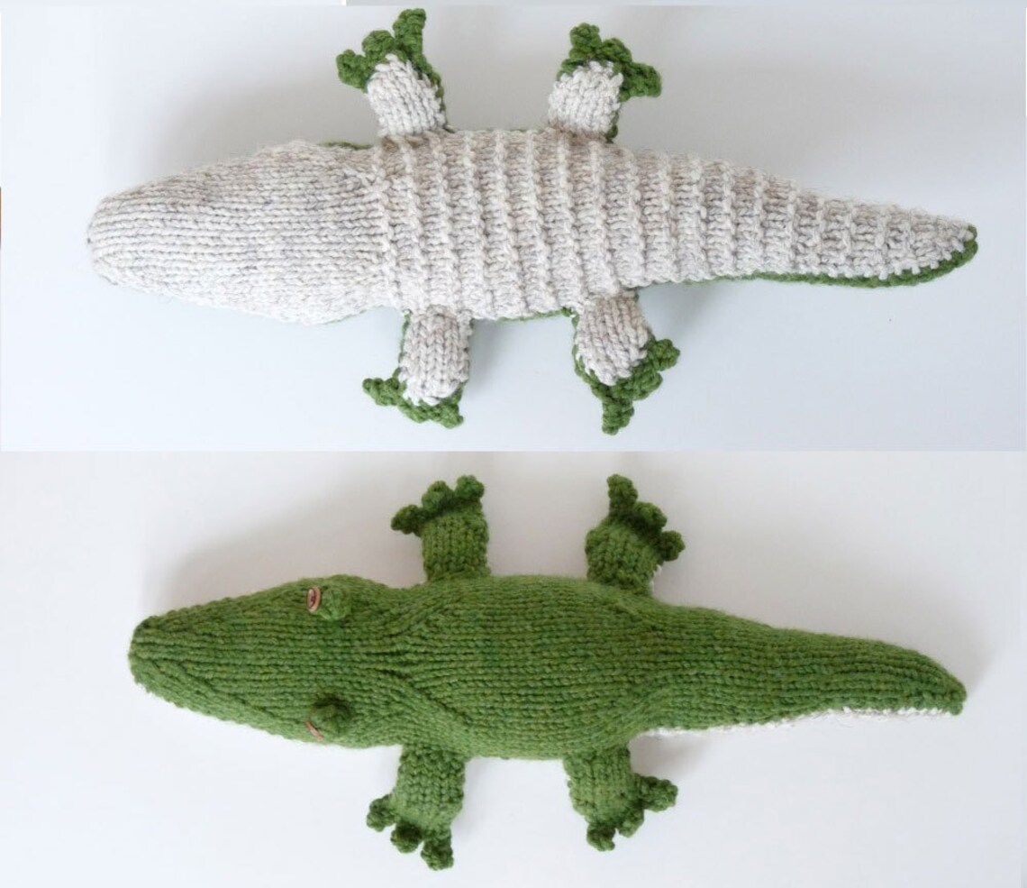 Knit Alligator Pattern - Etsy