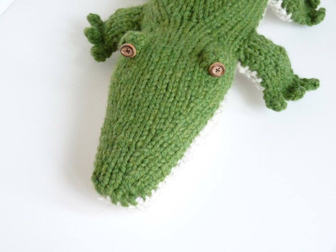 Knit Alligator Pattern - Etsy