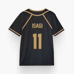 Blue Lock Bastard Munchen Football Jersey, Kaiser Cosplay Shirt, Blue ...