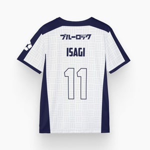 Blue Lock Isagi Yoichi Cosplay Jersey, Blue Lock Unisex T-shirt, Blue ...