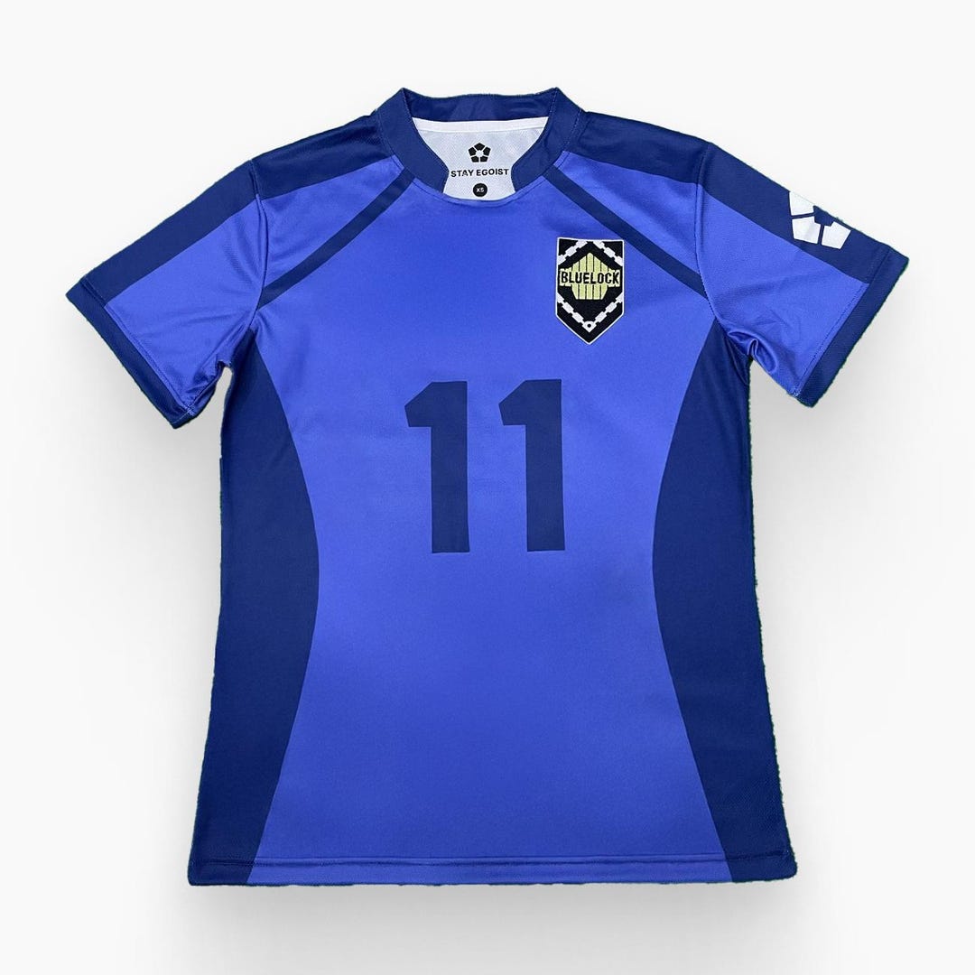 Blue Lock Eleven Soccer Jersey, Isagi Yoichi & Itoshi Rin Cosplay T ...