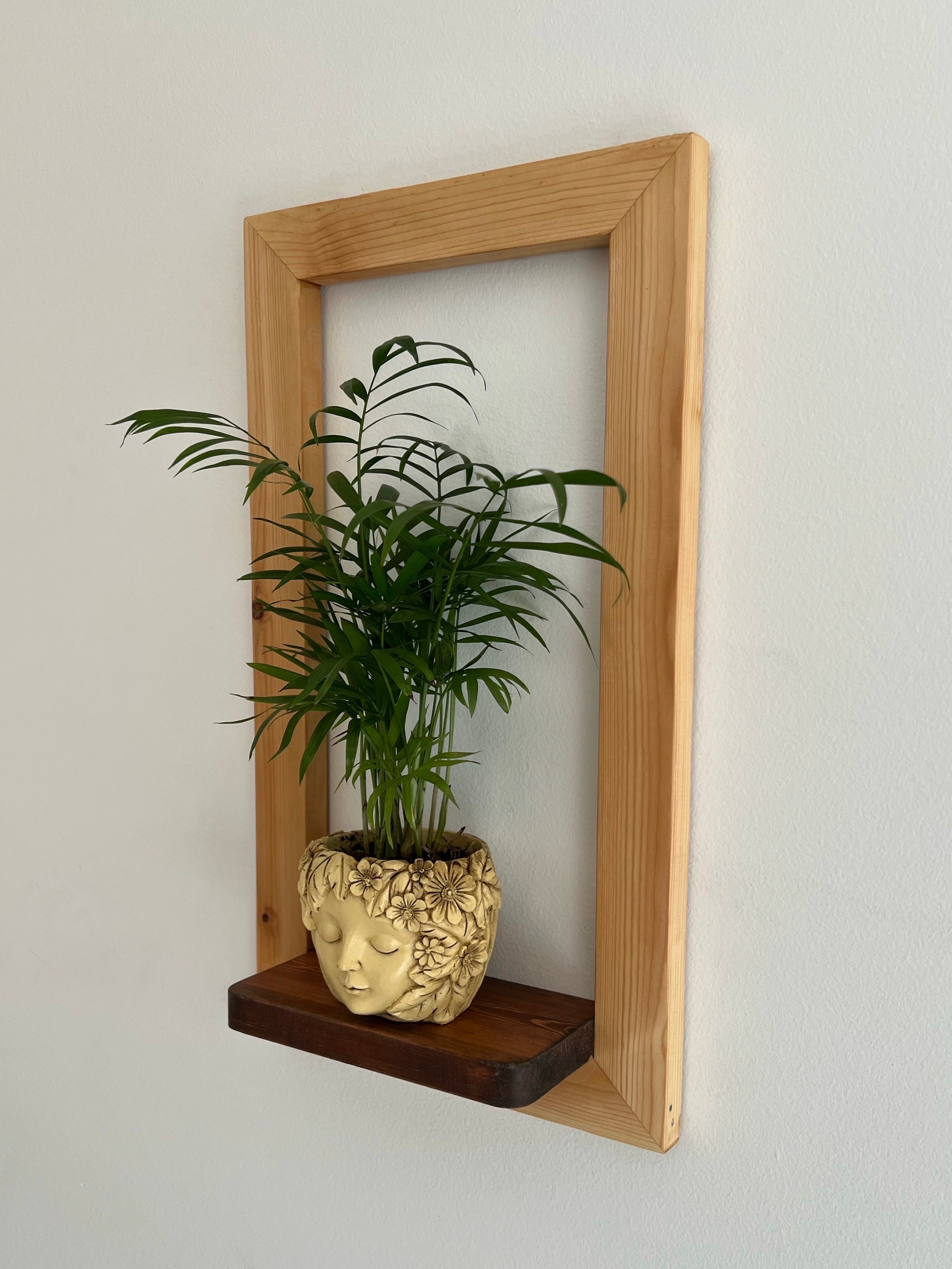 Rectangle Wooden Floating Wall Shelf Wall Decor - Etsy