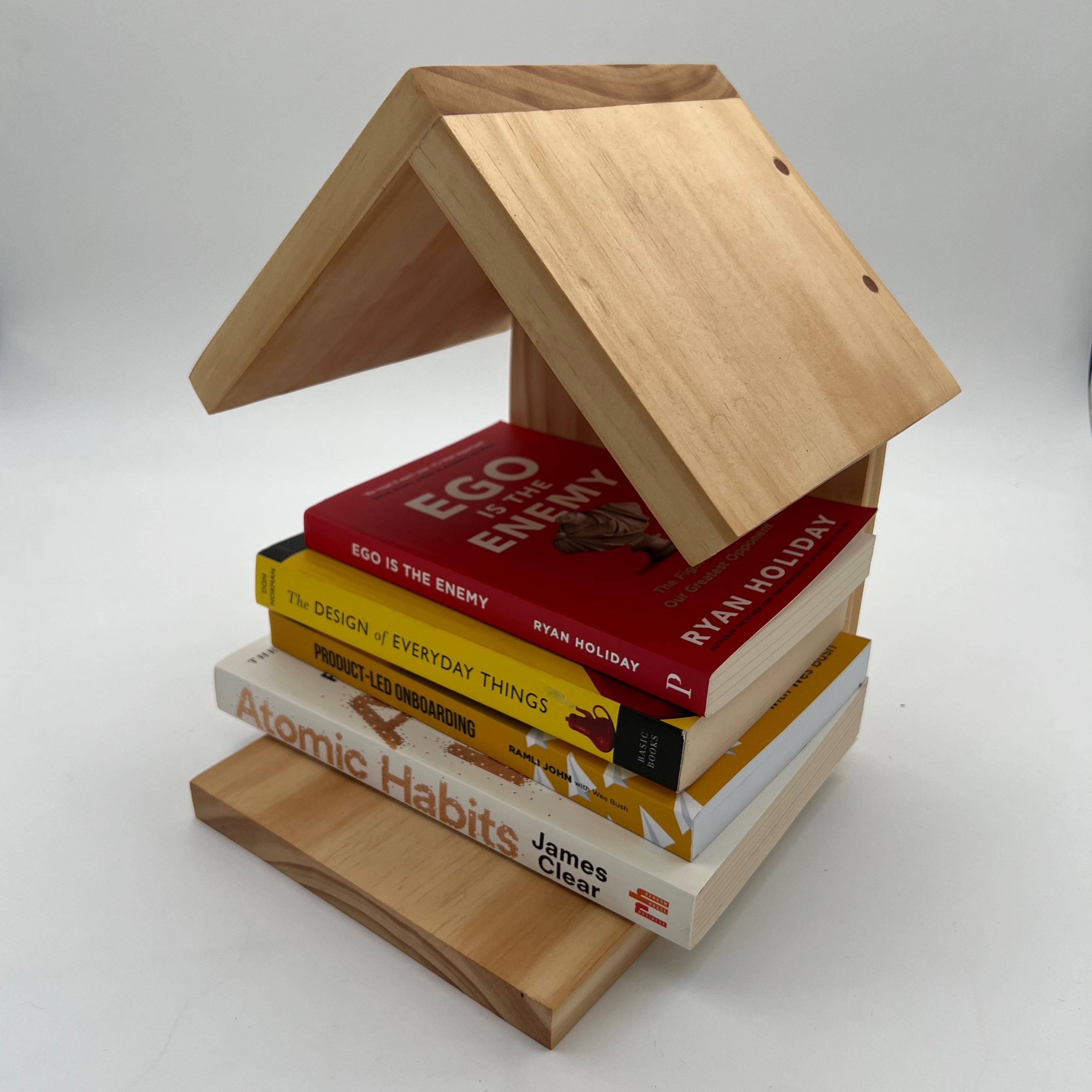 Wooden Book Stand and Book Page Holder for Bedside or Table Top With ...