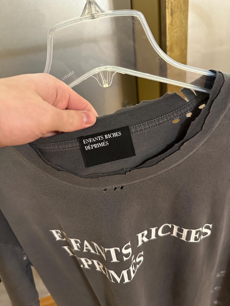 ERD Enfants Riches Deprimes Thrashed Short Sleeve T-shirts - Etsy