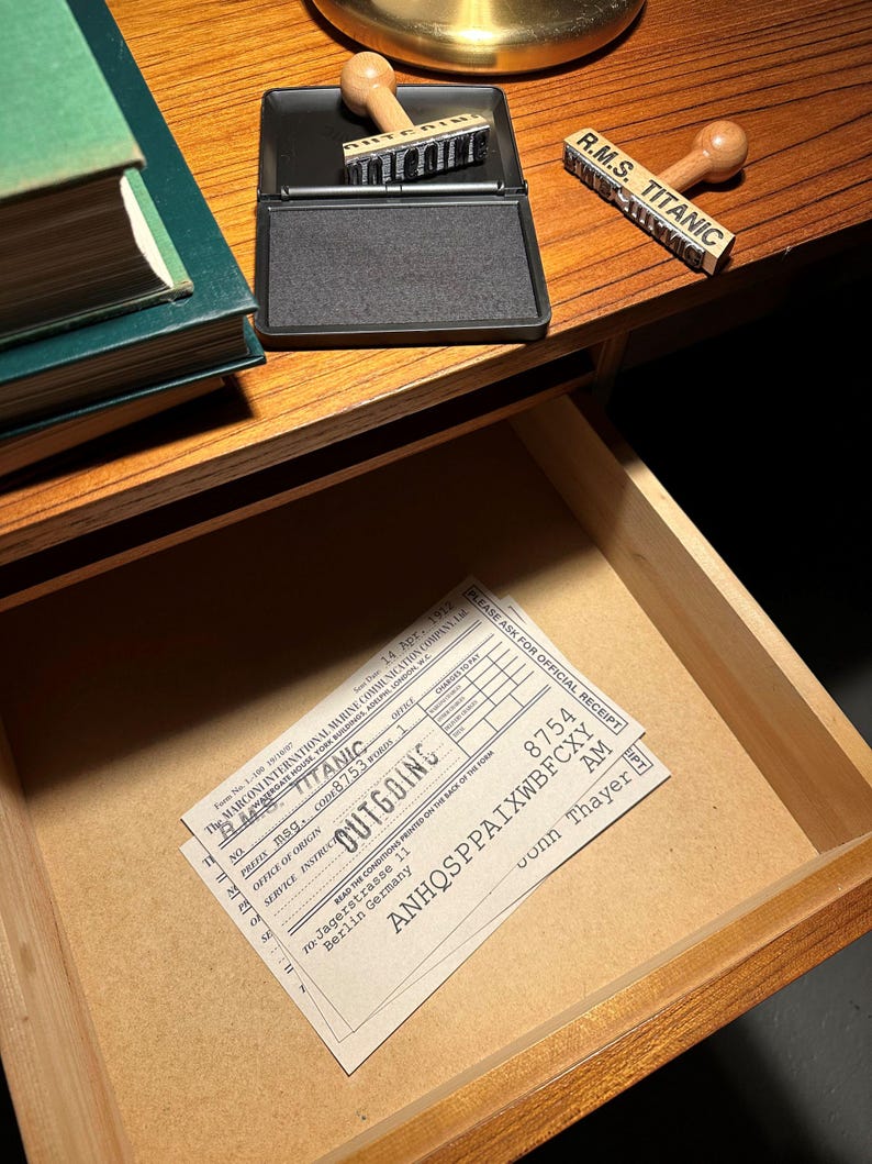 Telegrams - Titanic: Adventure Out of Time - Etsy