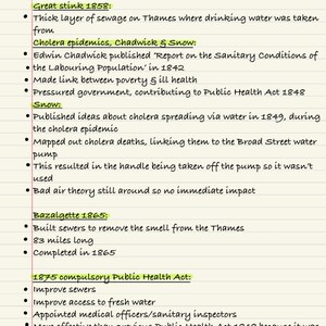 AQA GCSE History Health and the People Complete Notes - Etsy