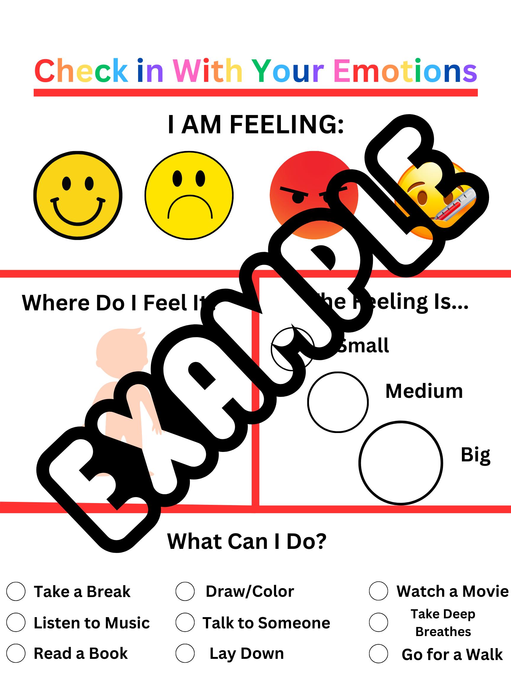 Feelings Check In - Etsy