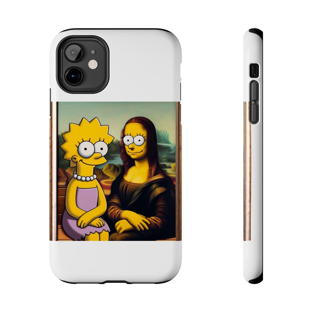 Lisa Simpson Mona Lisa Phone Case - Etsy