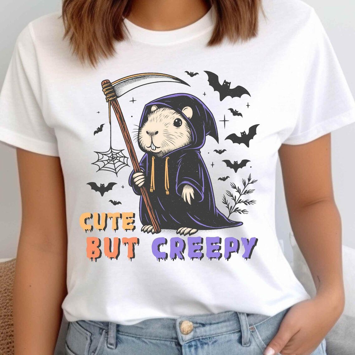 Halloween Capybara PNG, Spooky Capybara Halloween Fun, Capybara Ghost ...