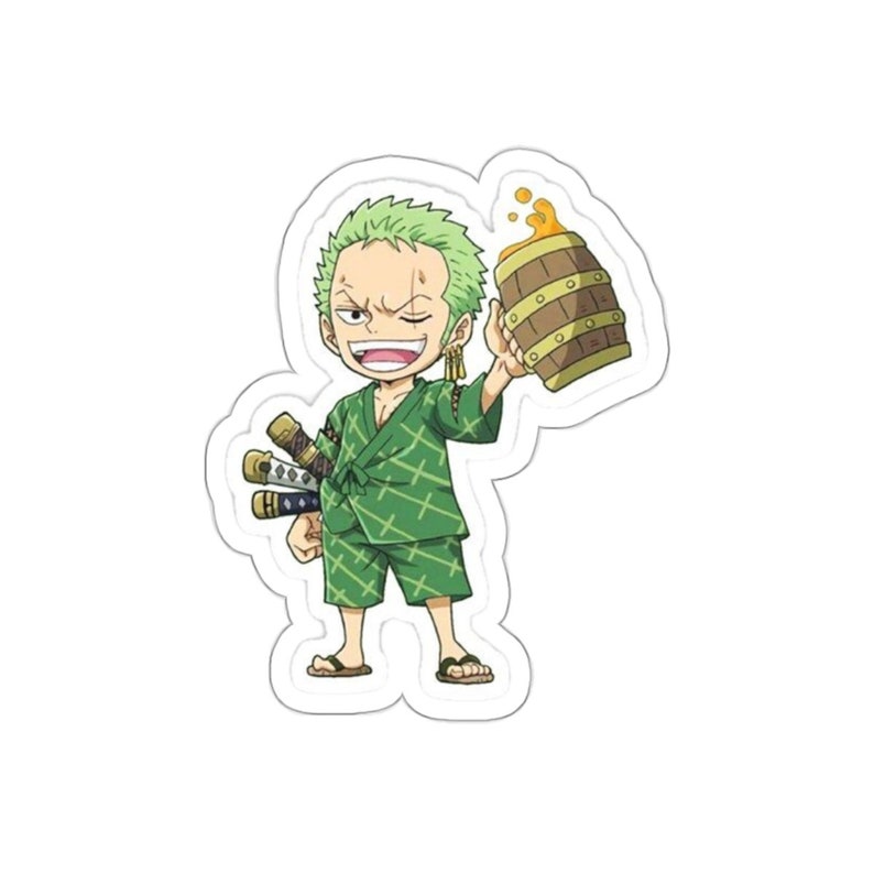 One Piece Zoro Kiss-cut Stickers, Vinyl Stickers Roronoa Zoro, Decals ...