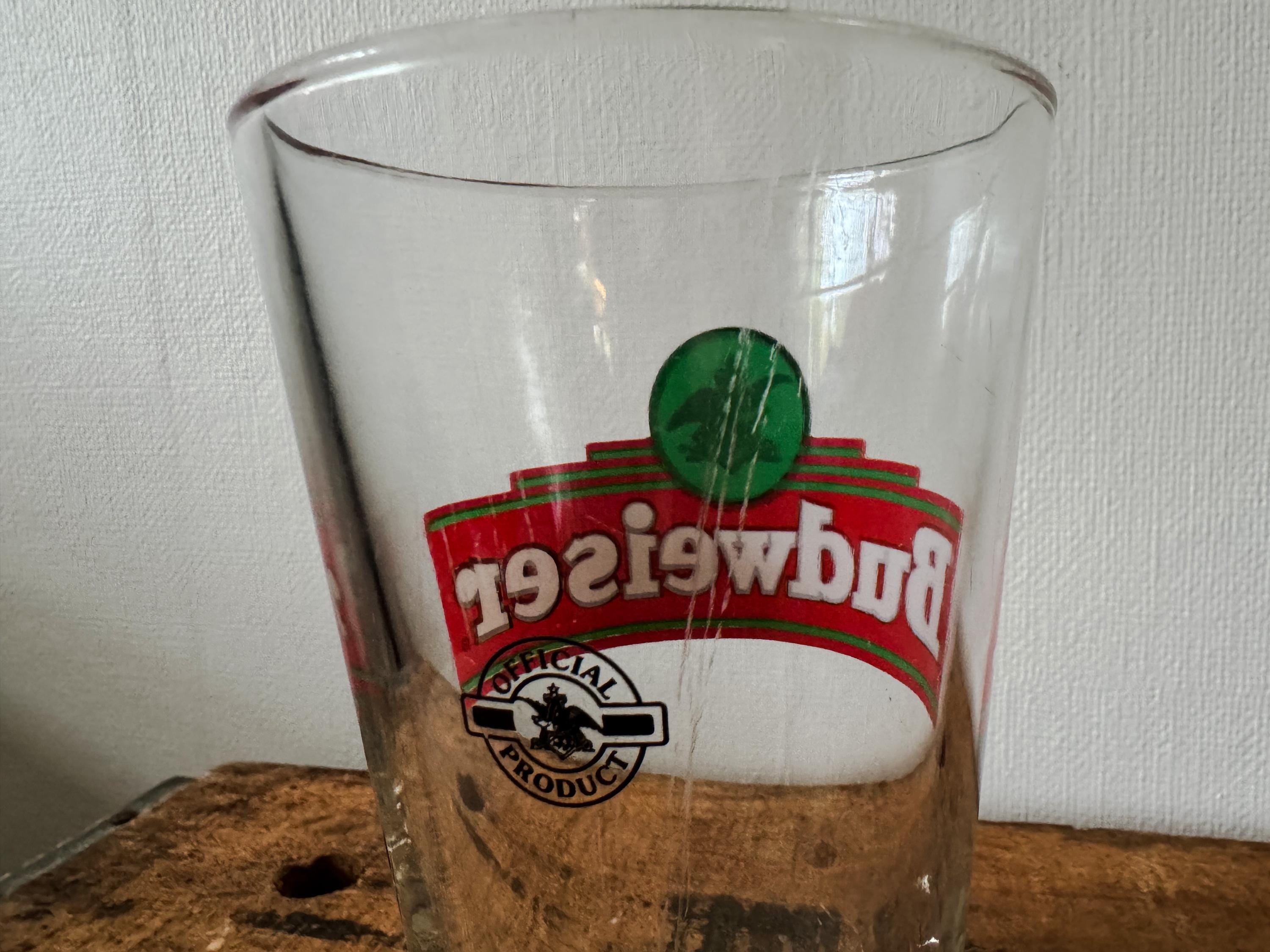 VINTAGE 1990 Budweiser Pint Glass - Bar Glass - Libby Glass - Retro ...