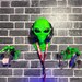 3D Alien Wall Mounted Headphone Holder Sci-fi Headset Stand, Controller ...