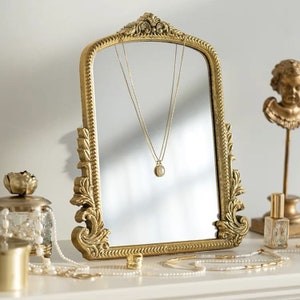 Vintage Table Mirror With Stand for Dressing Table Make up Gift for ...