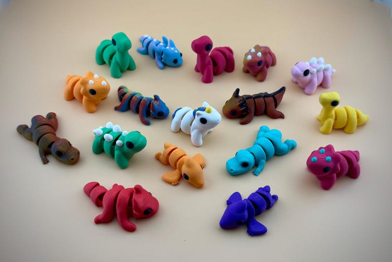 Fidget Wiggle Animals: Mini Fidget Play Toys, Party Favors, Sensory ...