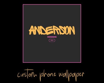 Custom Phone Wallpaper - Etsy