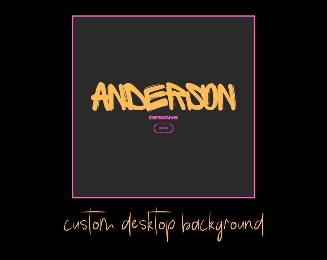 Custom Desktop Background - Etsy