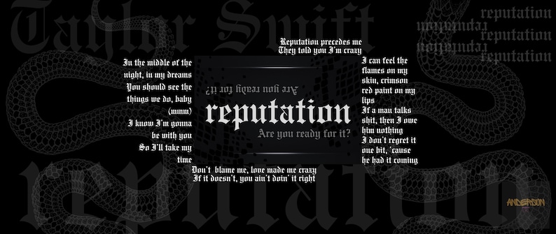 Reputation (2560 X 1080 Desktop Wallpaper) - Etsy