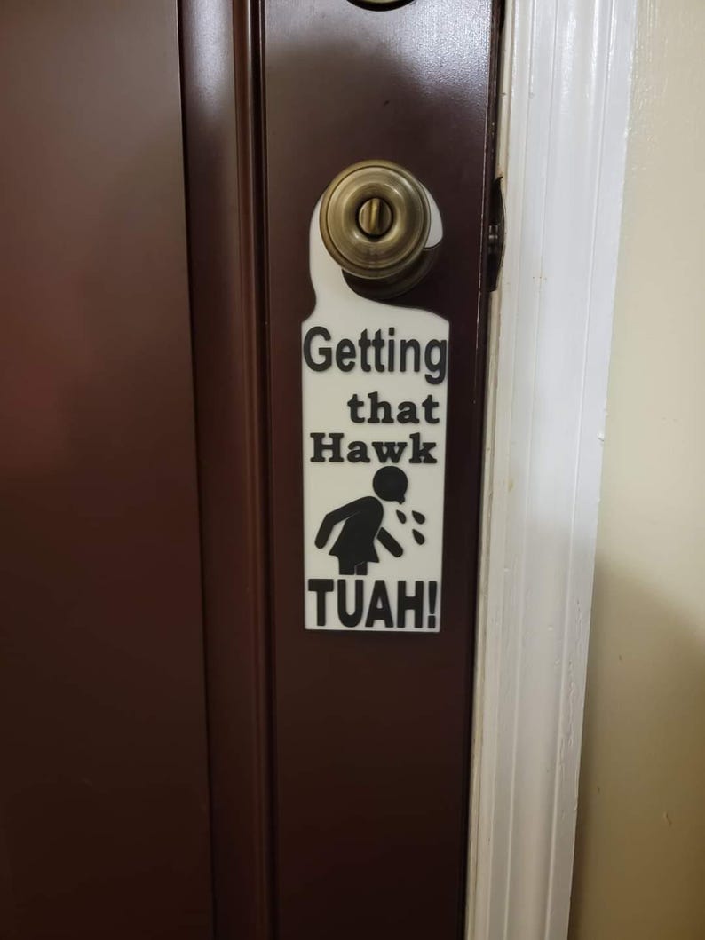 Hawk Tuah Sign and Cards - Etsy
