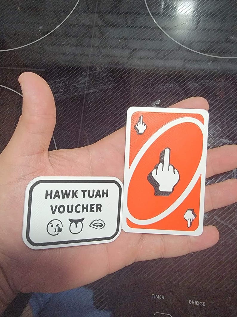 Hawk Tuah Sign and Cards - Etsy