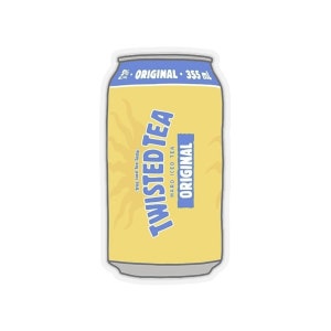 Twisted Tea Sticker - Glossy Vinyl Decal - Etsy