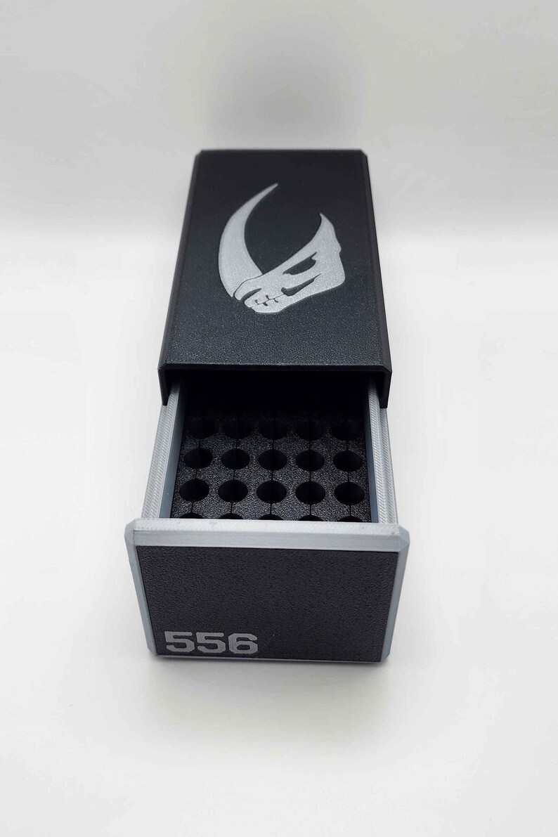 3D Printed 556 Ammo Containers | Custom Lid | Custom Color Options ...