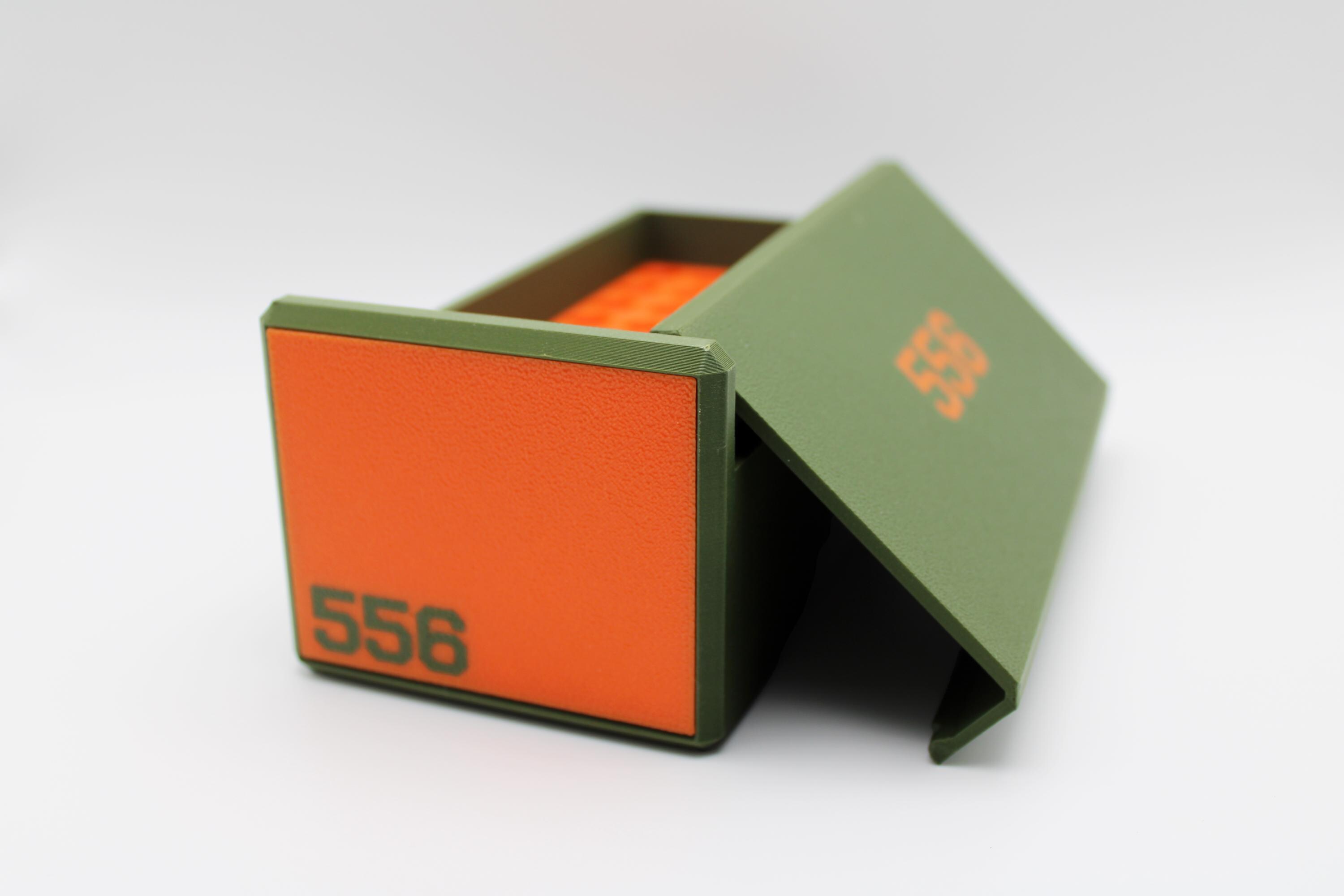 3D Printed 556 Ammo Containers | Custom Lid | Custom Color Options ...
