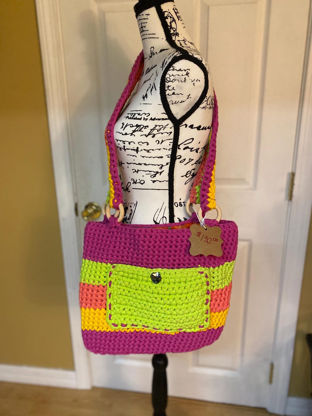 Neon Color Flow Handbag - Etsy