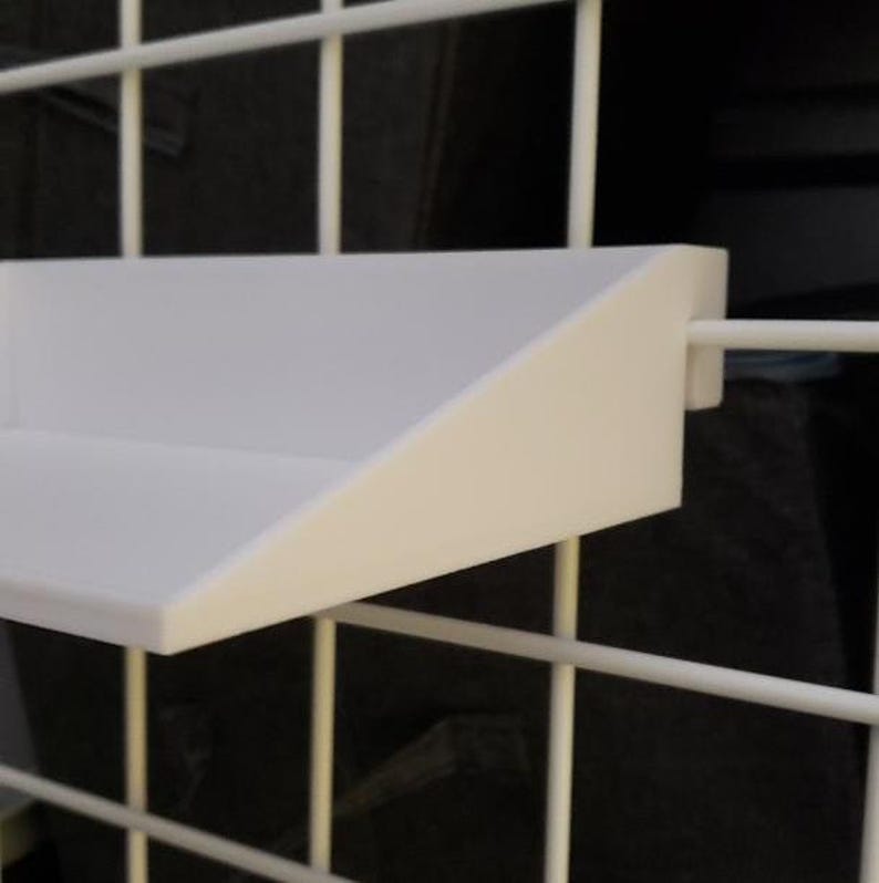 Gridwall Shelf Display File for 3D Printing, Fits 3" on Center Grids ...