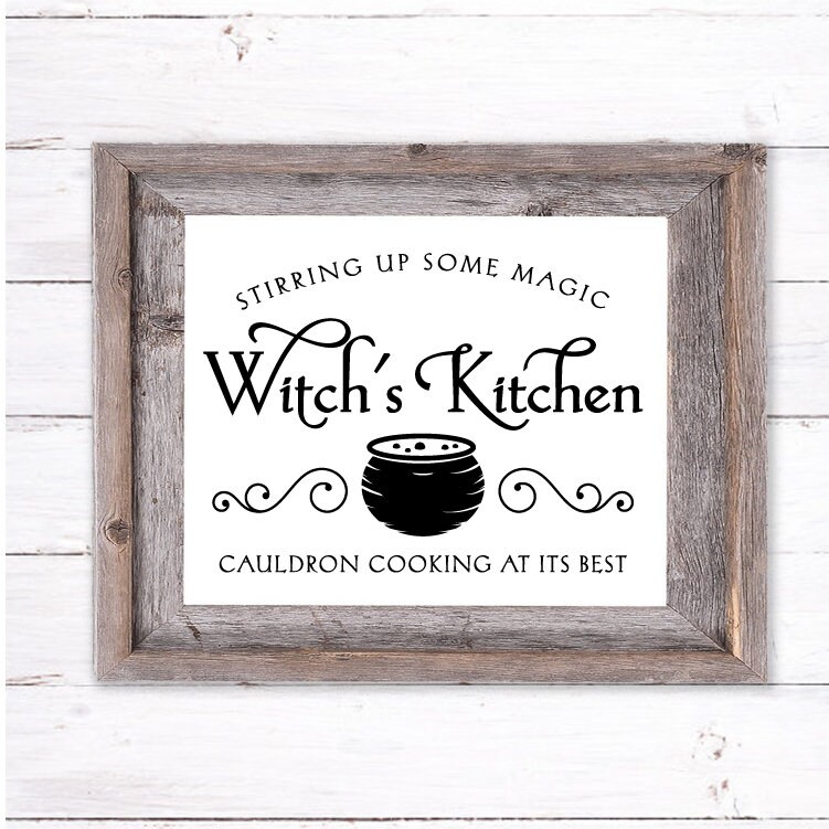 Halloween Svg Witchs Kitchen Sign SVG for Signs Cut Files | Etsy