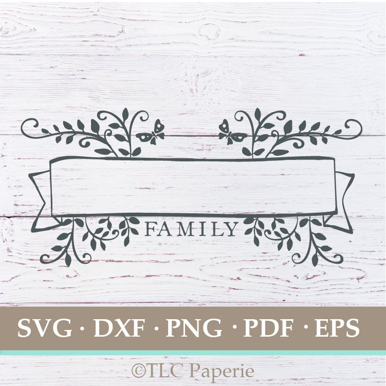 Monogram Sign Svg Last Name SVG Family Name Svg Wreath Svg | Etsy