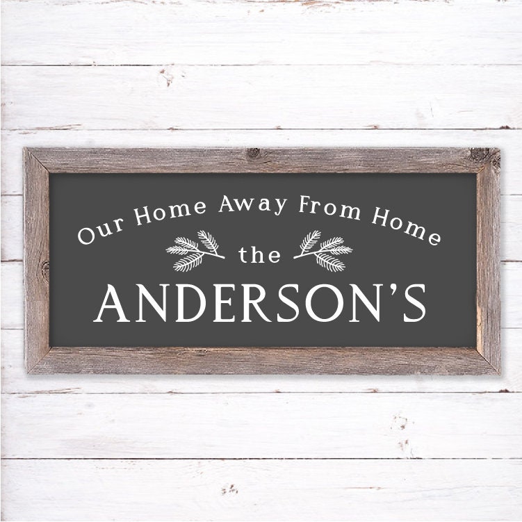 Home Away From Home Sign Camp Svg Vacation Home Sign Last - Etsy