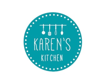 Kitchen Logo Design, Meal Logo, Utensils Logo, Business Logo, Premade ...