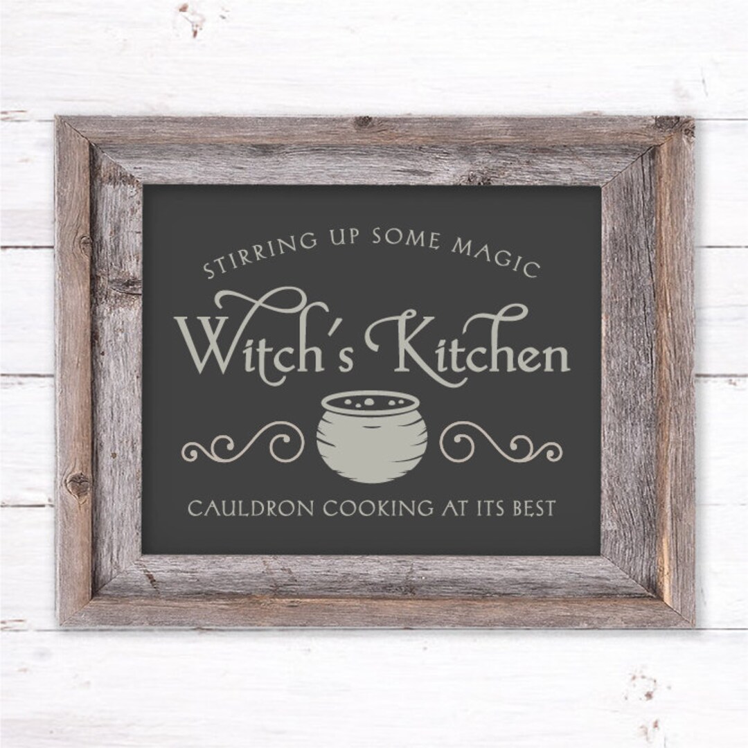 Halloween Svg, Witchs Kitchen Sign, SVG for Signs, Cut Files, Farmhouse ...