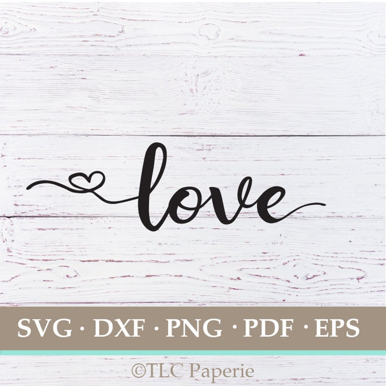 Love Svg Dfx Pdf Eps Png Clipart Valentines Svg Heart Svg - Etsy