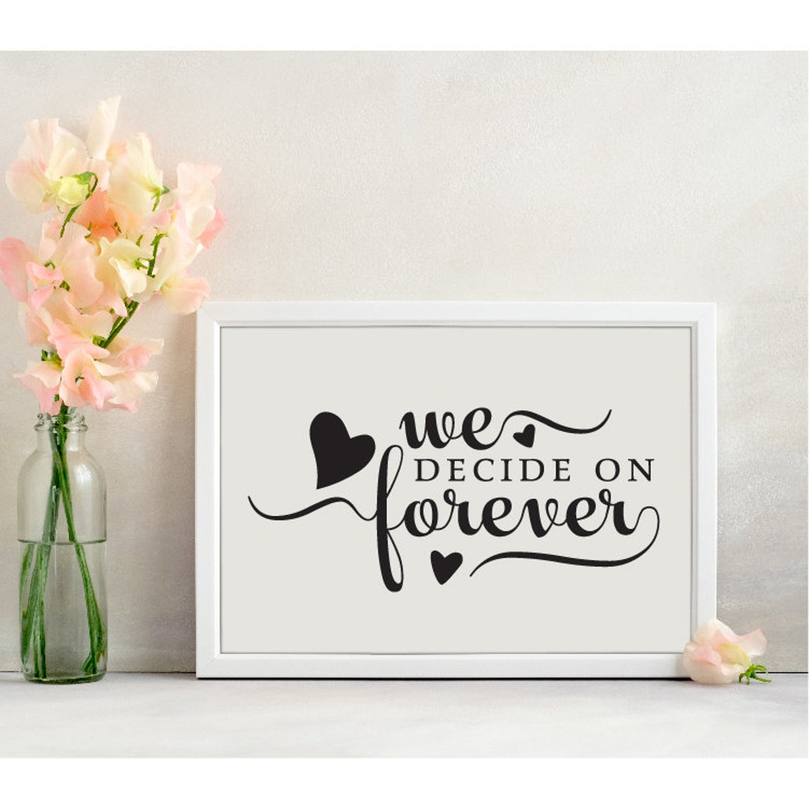 We Decide on Forever Svg Dfx Pdf Eps Png Clipart Valentines - Etsy