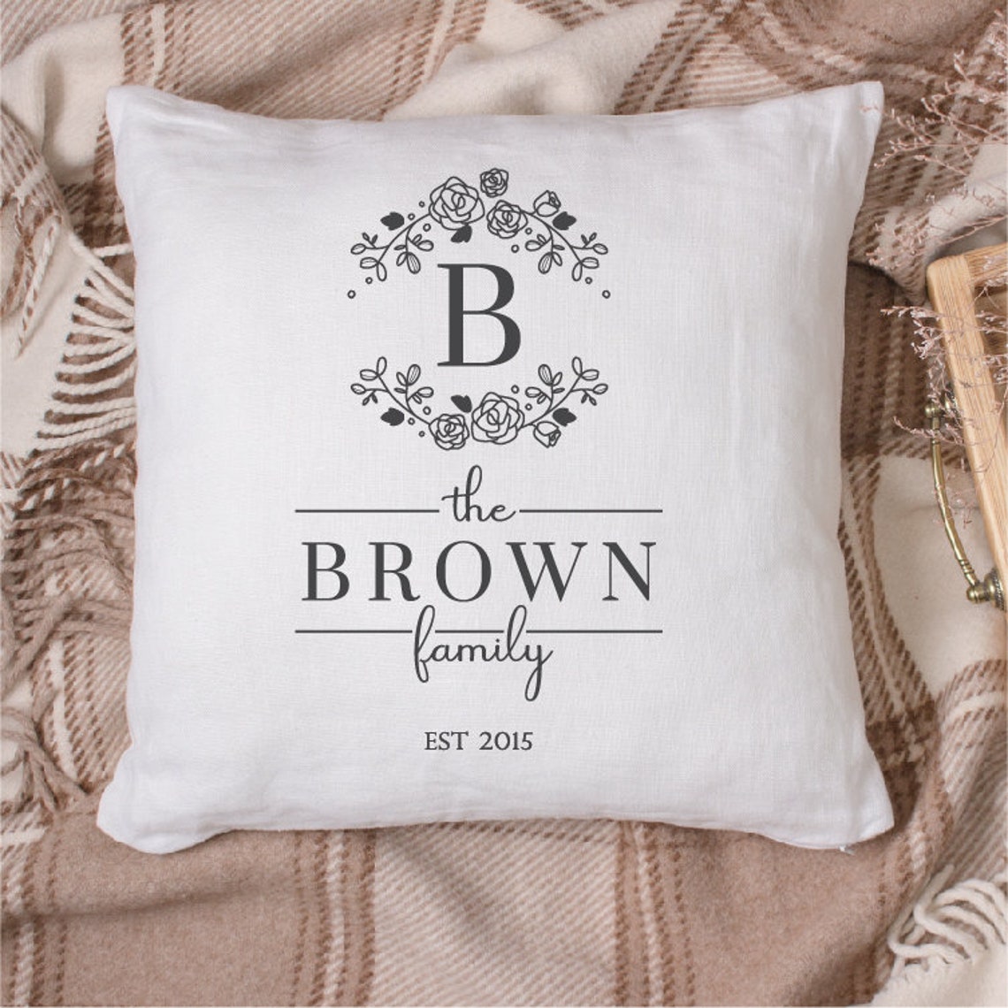 Family Name Sign SVG for Signs Monogram Sign Svg Wreath - Etsy