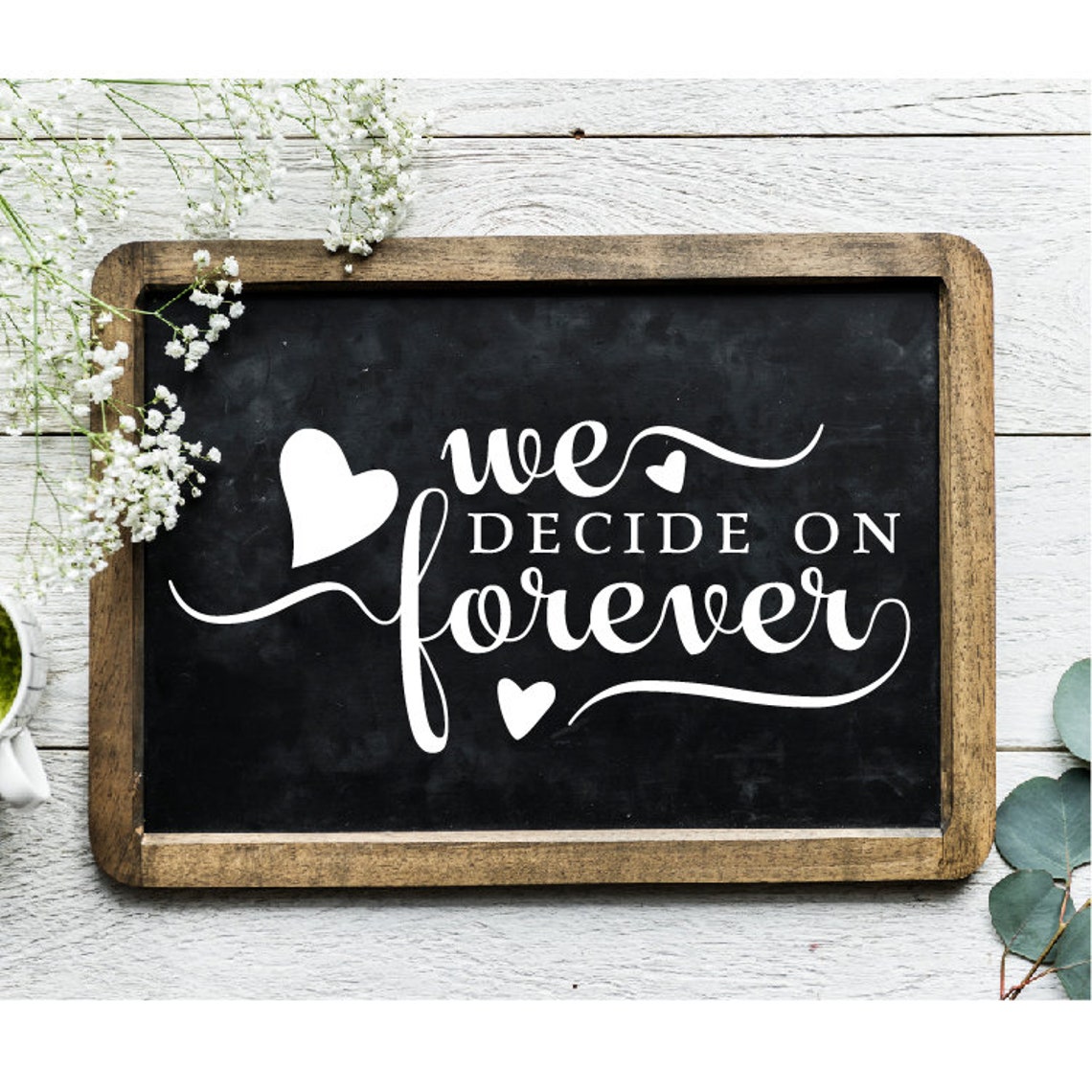 We Decide on Forever Svg Dfx Pdf Eps Png Clipart Valentines - Etsy
