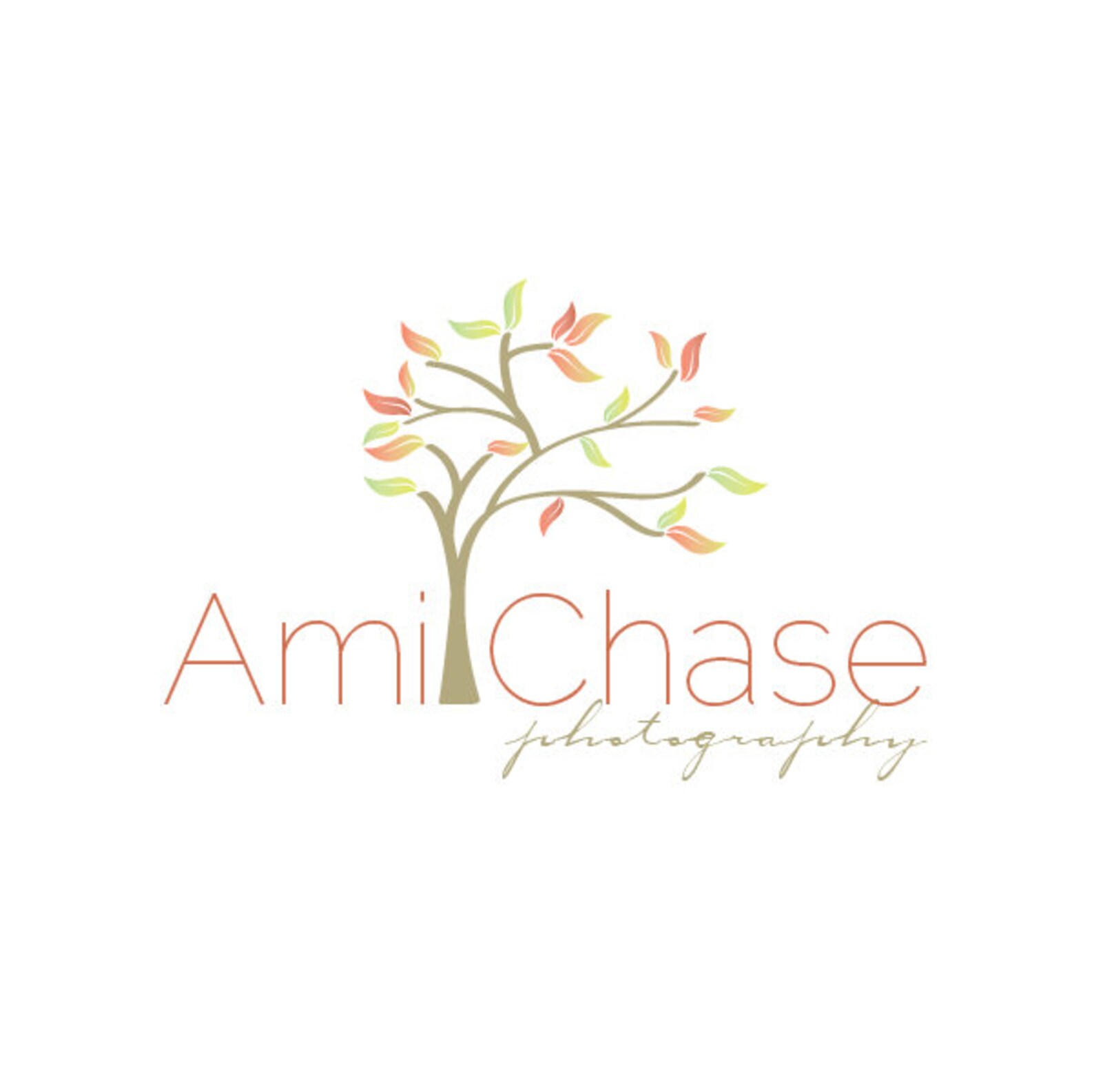 Tree Logo Design Foliage Logo Custom Logo Photography Logo - Etsy