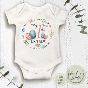 My First Easter Sublimation PNG Digital Download Easter Baby T-shirt ...