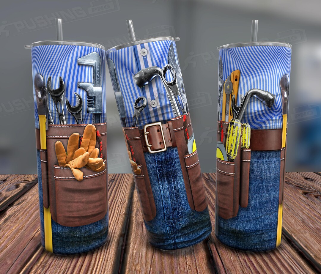 Toolbox Tumbler Wrap: Work Belt Design (PNG Digital Download) - Etsy