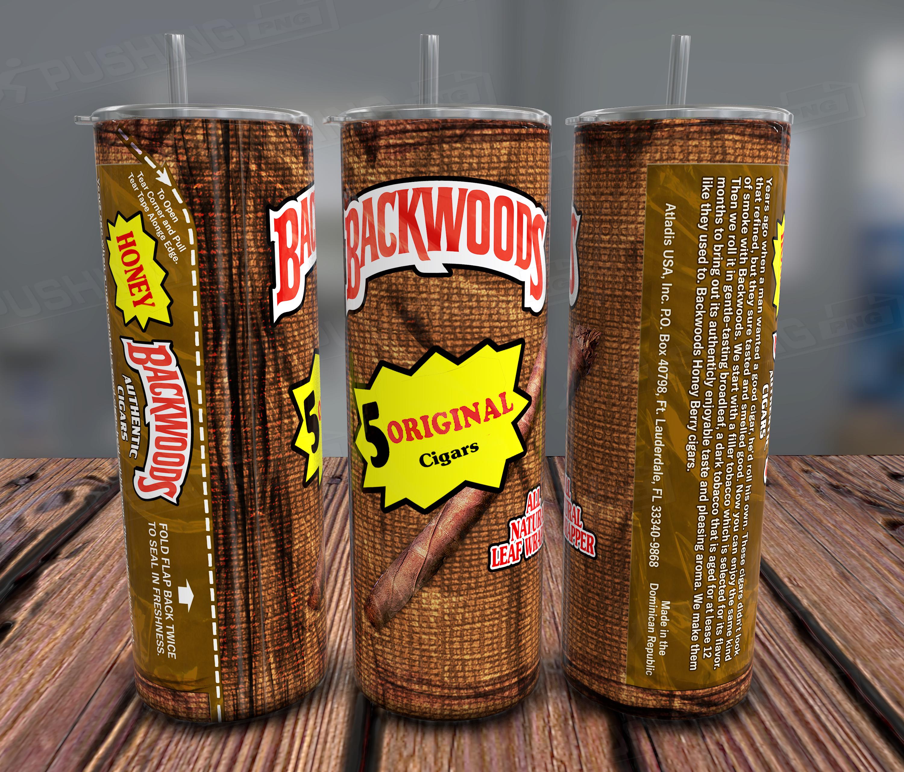 Backwoods 20oz Tumbler Wrap, Backwoods Wrapper 420 Tumbler Wrap PNG ...