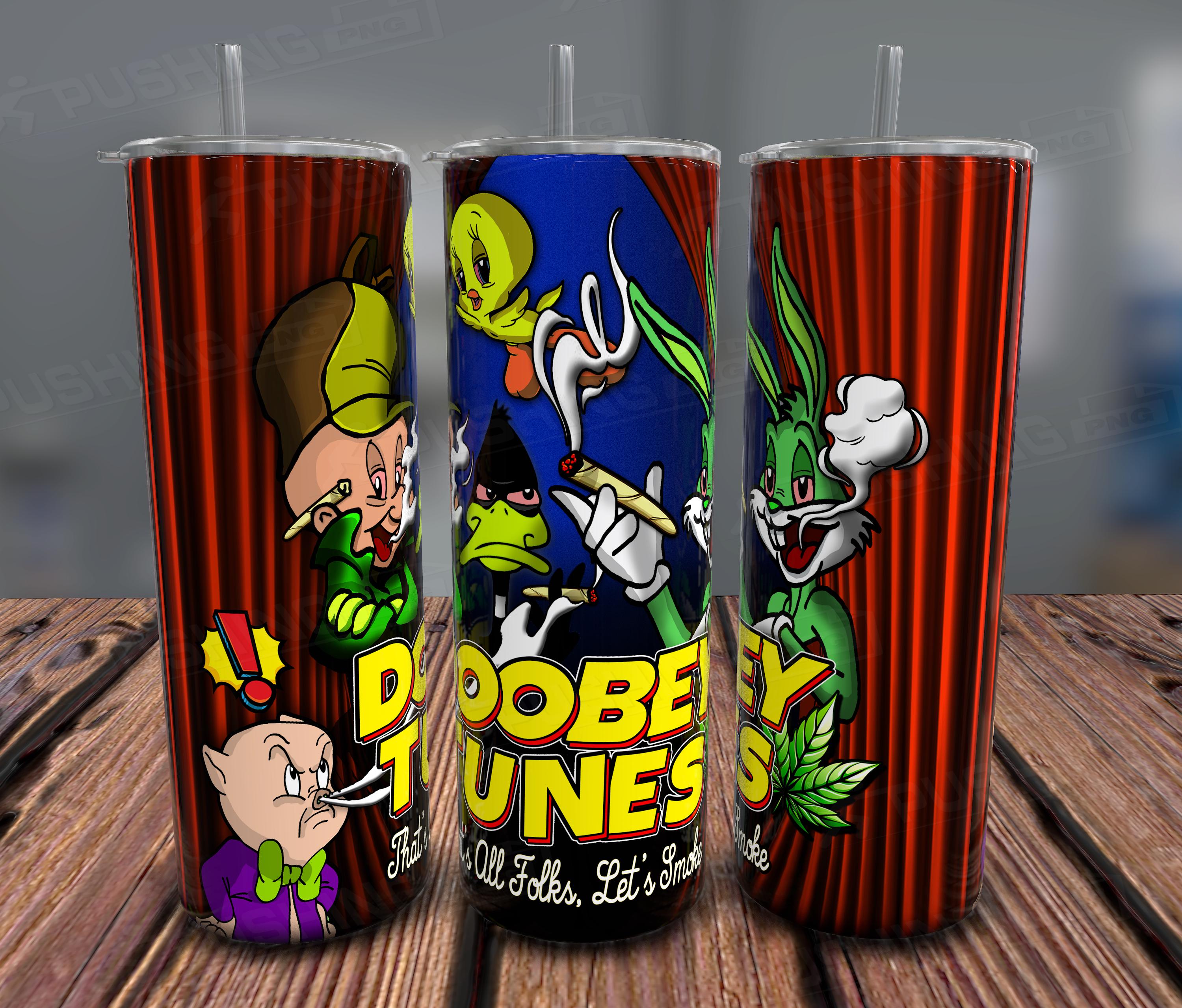 Funny Cartoon Stoner Tumbler Wrap, 420 Marijuana PNG (digital Download ...
