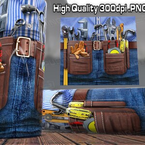 Toolbox Tumbler Wrap: Work Belt Design (PNG Digital Download) - Etsy