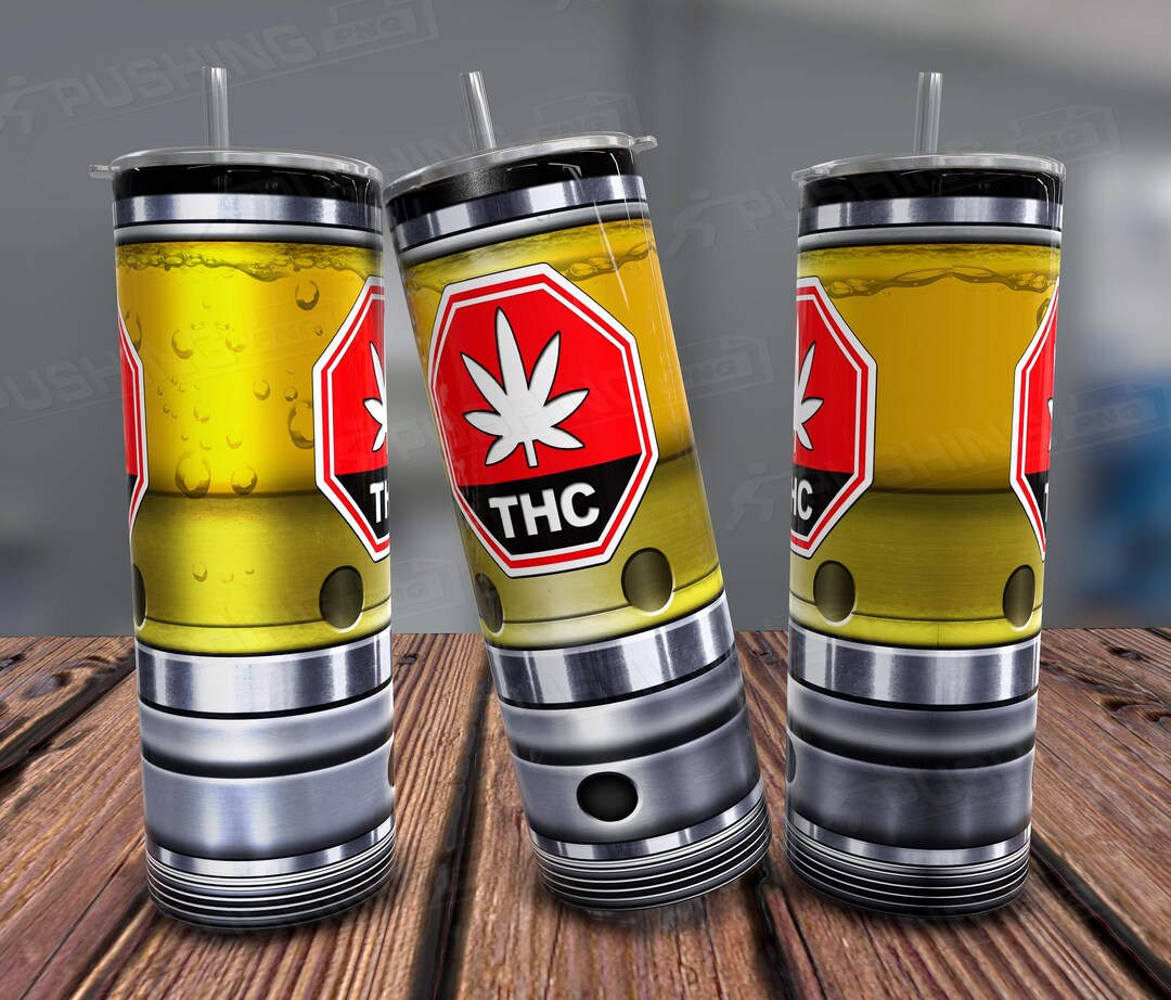 Vape Cartridge 20oz Tumbler Wrap, Vape Pen PNG, THC Tumbler, Funny 420 ...
