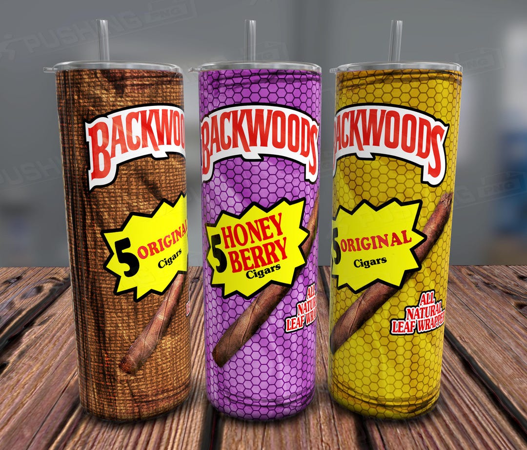 Backwoods 20oz Tumbler Wrap, Backwoods Wrapper 420 Tumbler Wrap PNG ...