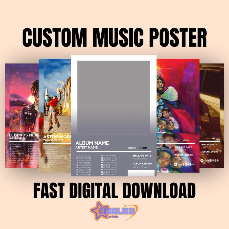 Album Poster - Etsy