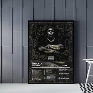 Rod Wave Album Cover Poster Bundle Set of 5, Rapper Posters, Hip Hop ...