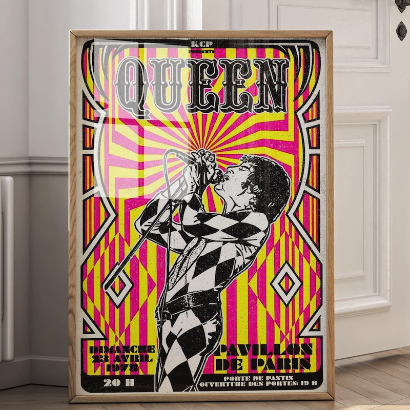 Queen Band Poster - Etsy