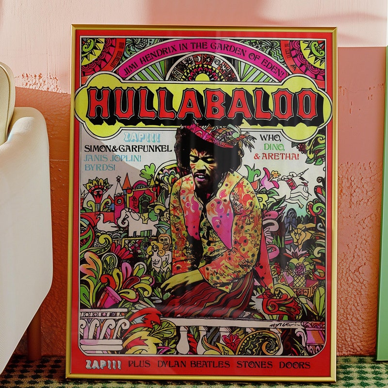 Jimi Hendrix Poster - Etsy